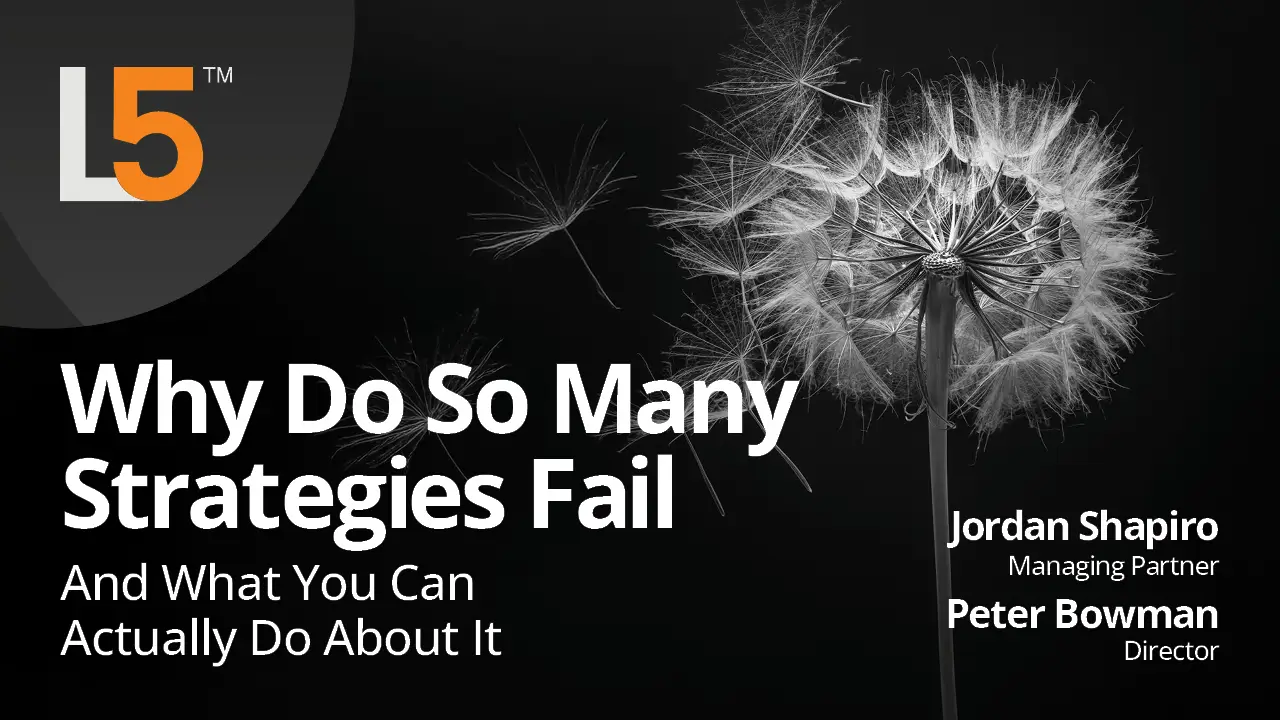Why Do So Many Strategies Fail - Level5 Strategy